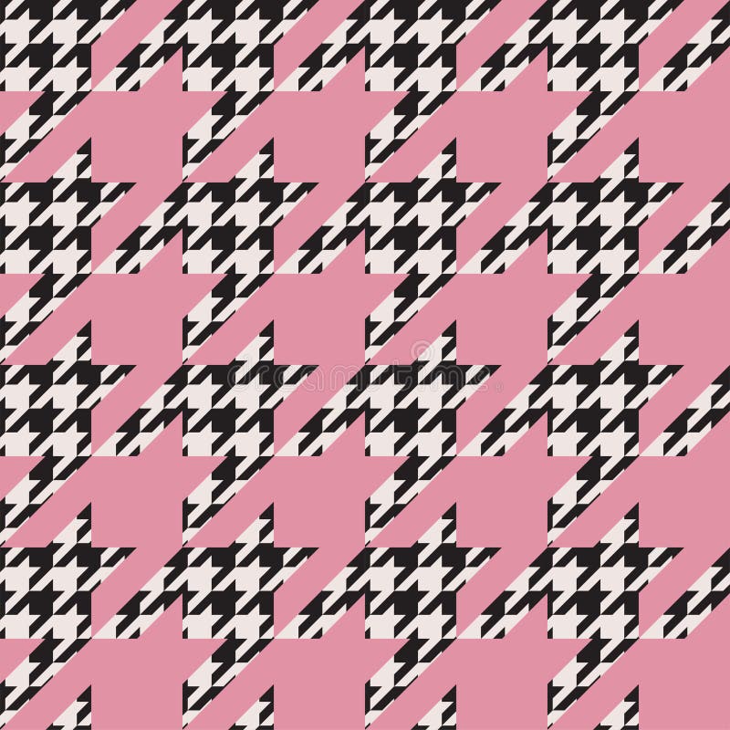 Houndstooth Pattern Plaid Patchwork Collage Fabric Swatch Stock Vector - Illustration of rainbow ...