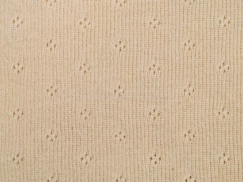 Beige Knitted Cloth Texture Stock Image - Image of abstract, color ...