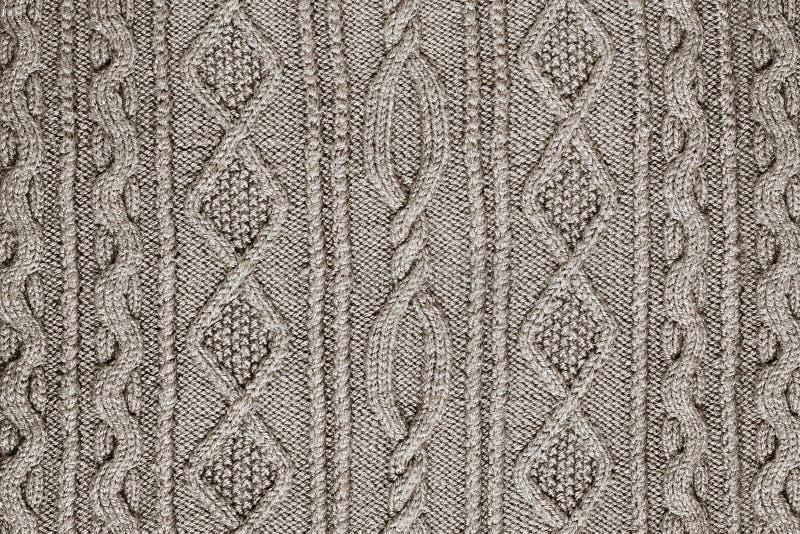 Beige knitted patterns stock photo. Image of knitwear - 89585344