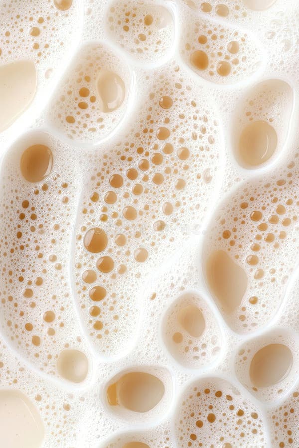 Creamy White Foam Texture Water Droplets Stock Photos - Free & Royalty ...