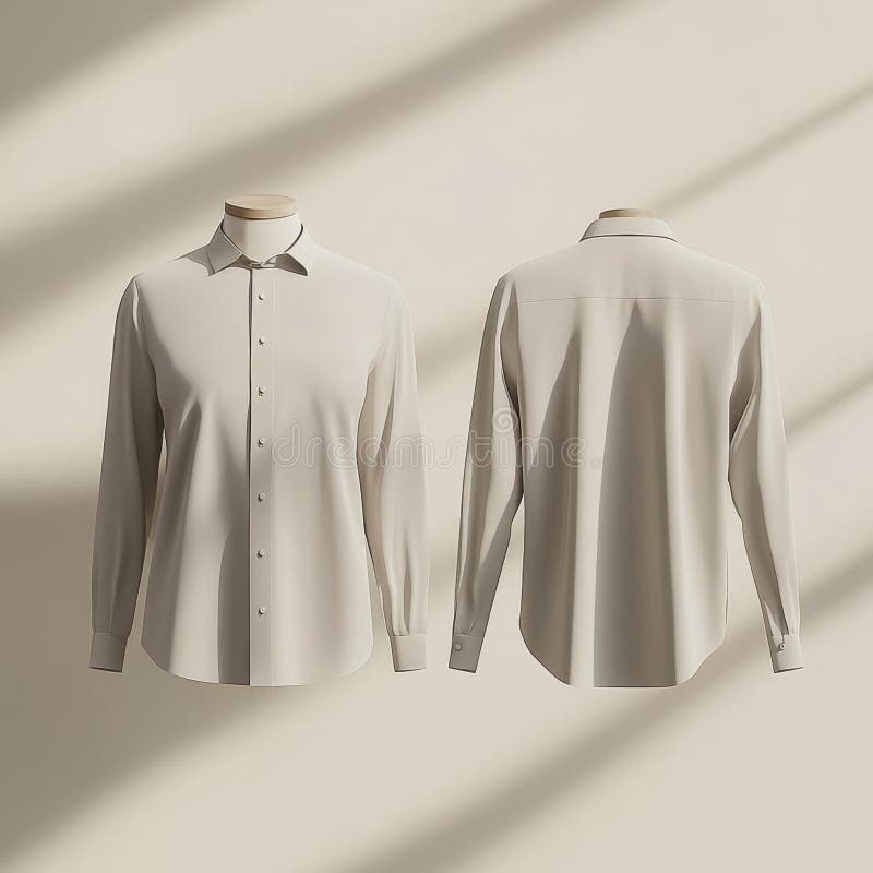 Button Up Long Sleeve Shirt Stock Illustrations – 653 Button Up Long ...