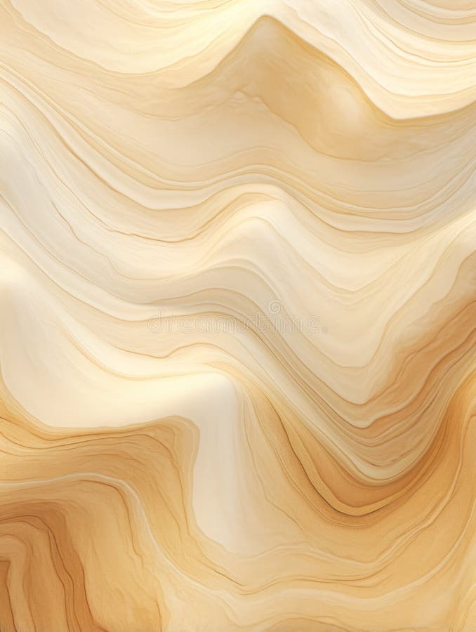 Beige Marble Creative Abstract Wavy Texture. Stock Illustration ...