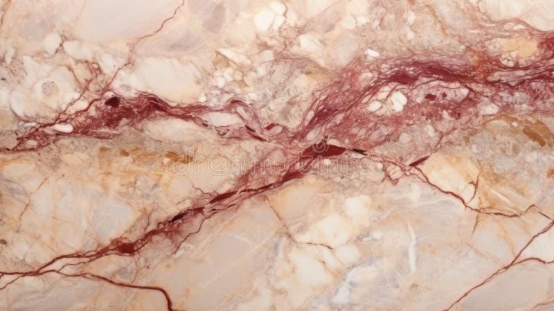 Beige Marble with Ruby Horizontal Background. Stock Illustration ...