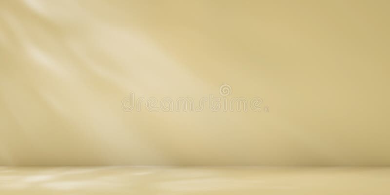 Beige Minimalist Studio for Product Presentation. Empty Room with ...