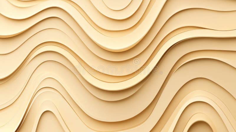 Beige Minimalist Wave Background for Presentations Stock Photo - Image ...