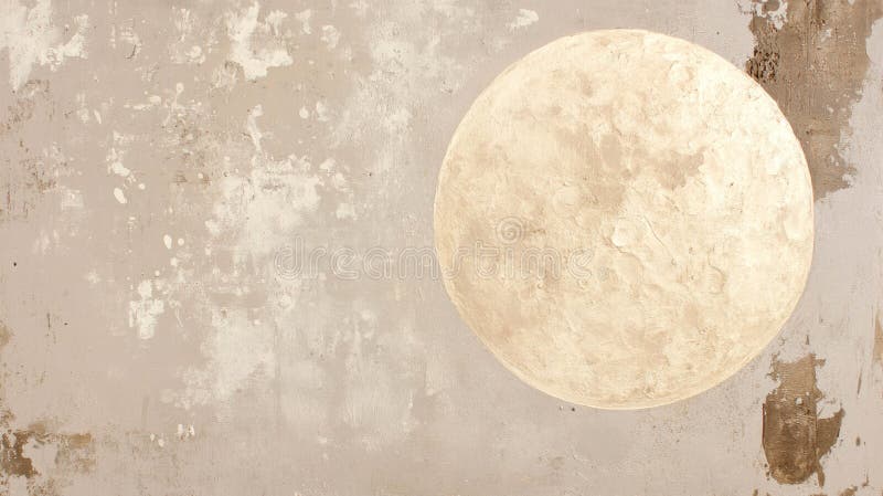 Beige Moon Texture with Abstract Chaotic Background for Creative Design ...