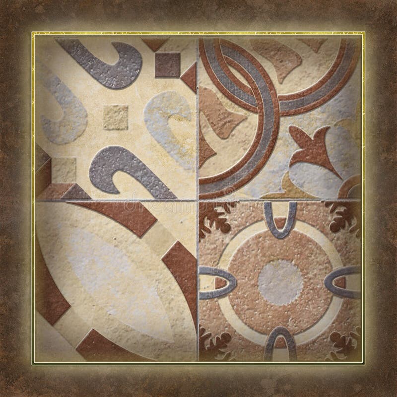 Beige Mosaic Tiles Design, Beautiful Mosaic Decor, High Resolution ...