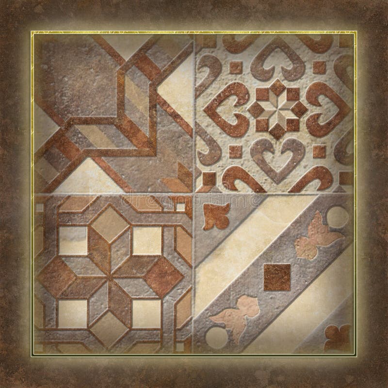 Beige Wall Mosaic Tiles Design, Beautiful Mosaic Decor, High Resolution ...