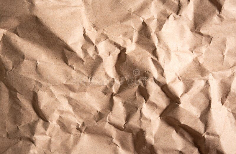 Beige Paper Texture. Crumpled Paper Background Stock Image - Image of ...