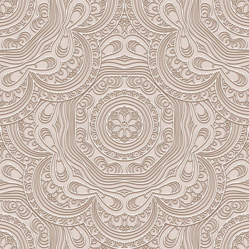 Beige pattern stock illustration. Illustration of decorative - 34896908