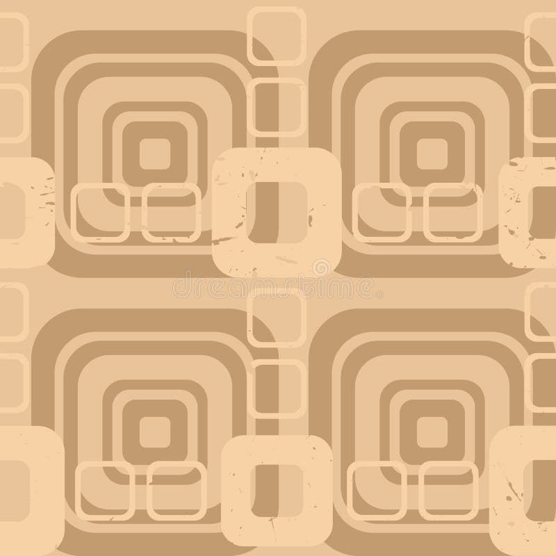 Beige pattern from square stock vector. Illustration of wallpaper ...