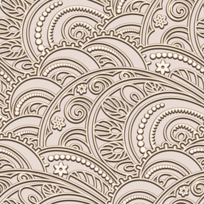 Beige pattern stock vector. Illustration of card, decorative - 38681507