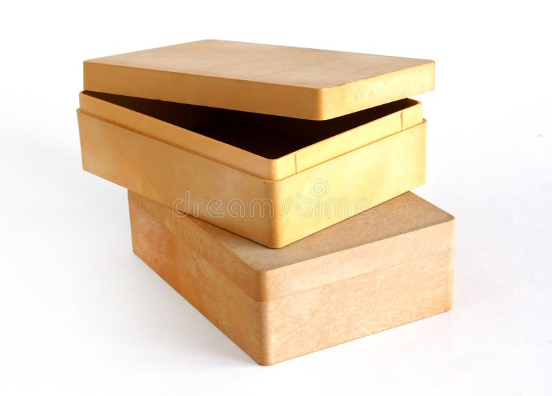 Beige Plastic Suitcase on Wheels for Travel. Stock Photo - Image of ...