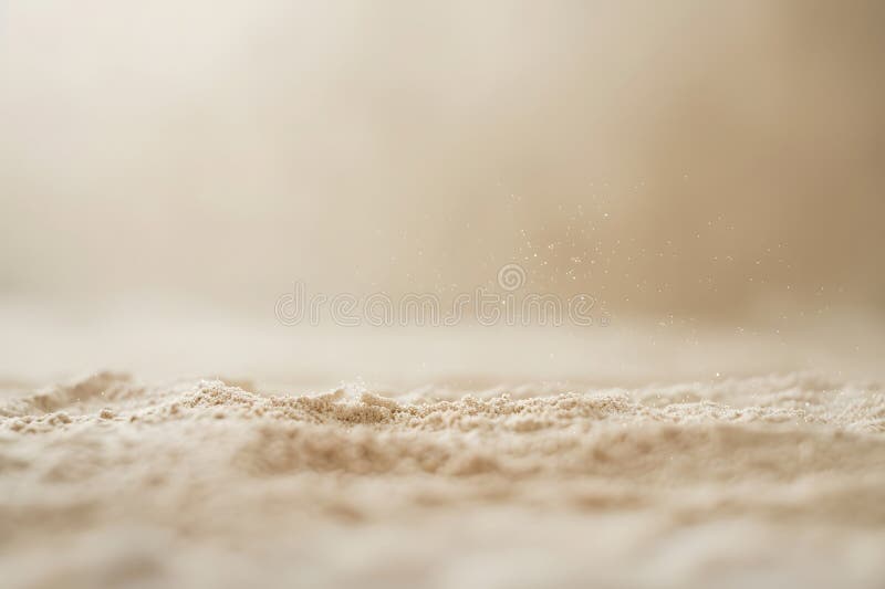 Beige Powder Background with Texture and Blur Stock Illustration ...