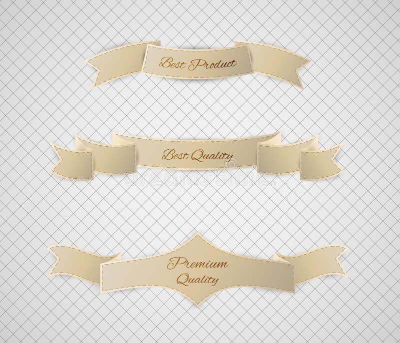 Beige quality label stock vector. Illustration of sale - 49413122