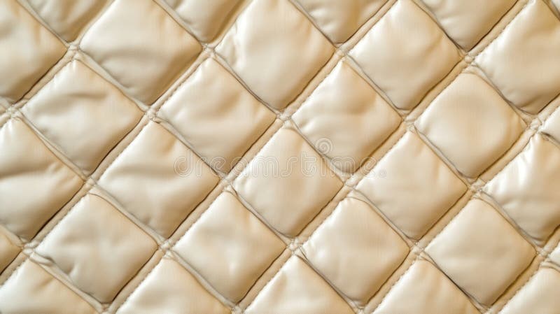 Beige Quilted Textile Pattern Soft Fabric Texture for Cozy Fashion or ...