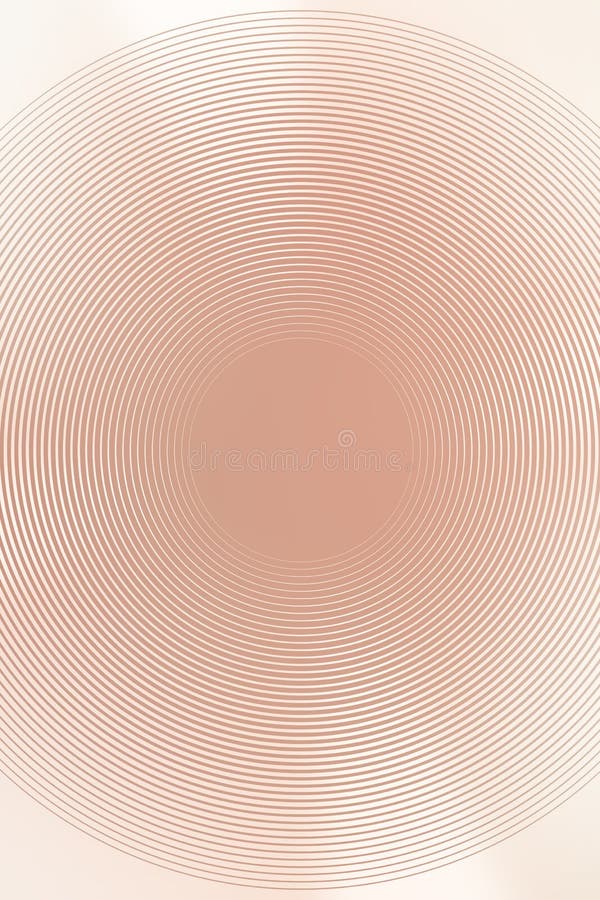 Beige Radial Motion Effect Background Artwork. Golden Surface Backdrop ...