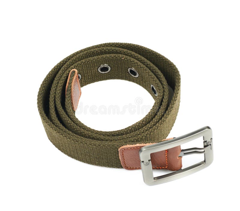 Beige rag belt isolated stock image. Image of clothing - 84987069