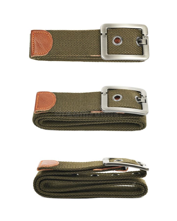 Beige rag belt isolated stock image. Image of isolated - 92922675