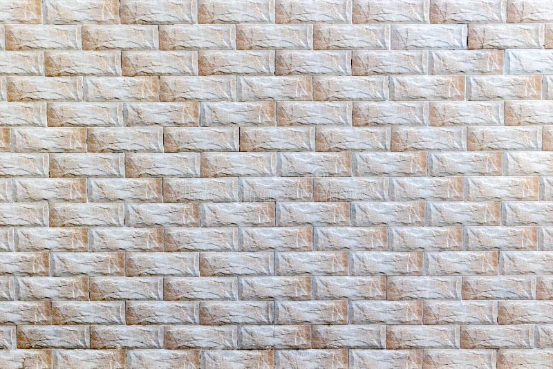 Beige Rectangular Brick Wall Texture with Subtle Lighting and Shadow Effects Stock Image - Image ...