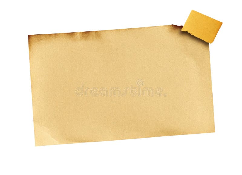 Beige Rectangular Burned Paper Note Stock Illustrations – 3 Beige ...