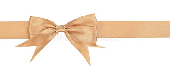 Beige ribbon stock photo. Image of present, decorated - 59811152