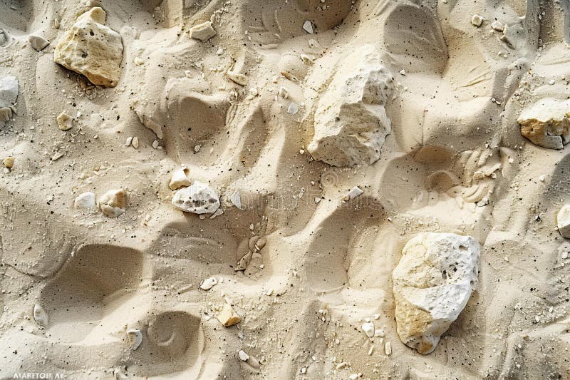 Beige Sand Background Texture, Flat View Angle, High Resolution, High ...