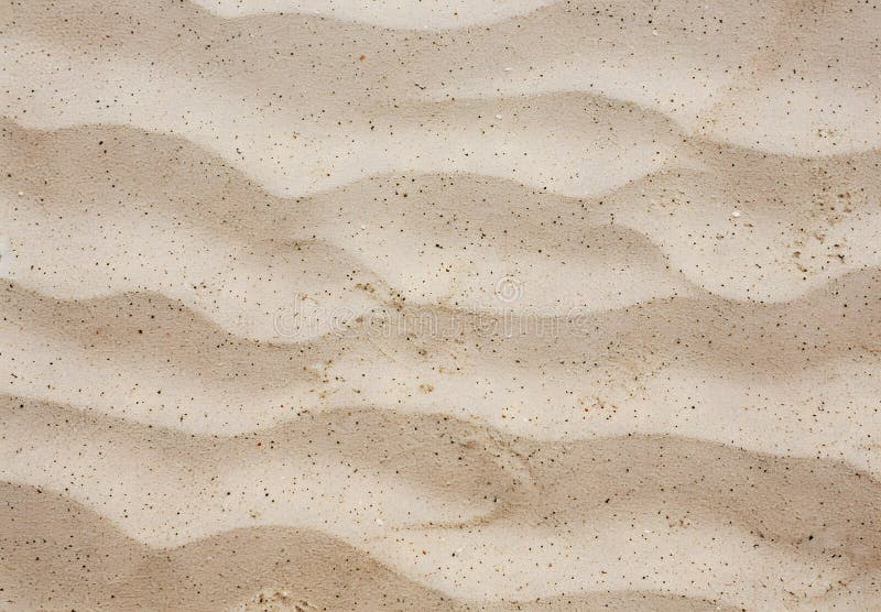 Beige Sand Texture, Wavy Beach Surface Stock Illustration ...