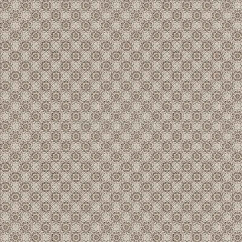 Beige Seamless Pattern with a Geometric Shapes Stock Illustration ...