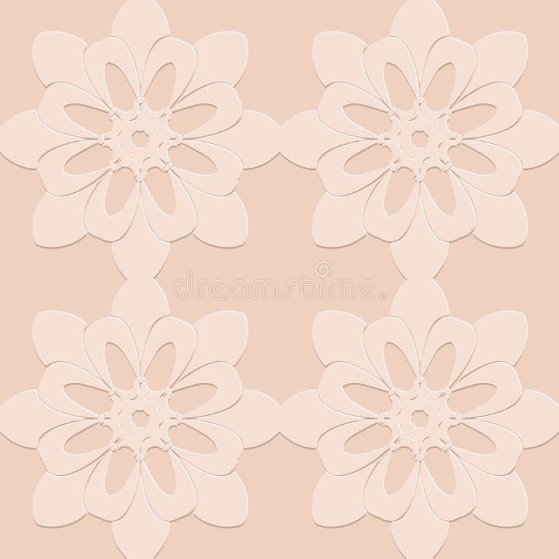 Beige Seamless Pattern, Monochrome Arabesque Design and Decoration ...