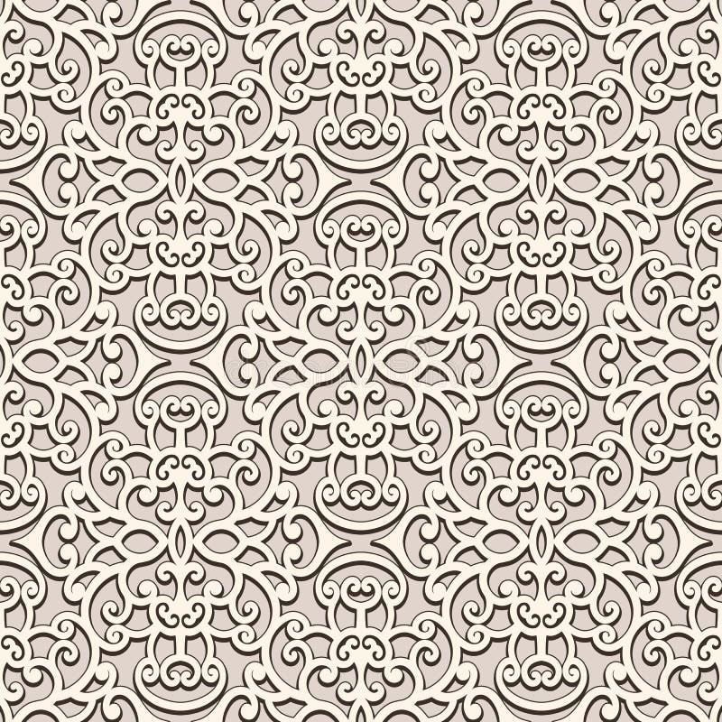 Beige seamless pattern stock vector. Illustration of pale - 67051530