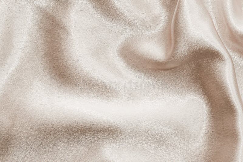 Beige Silk Fabric Texture, Satin Fashion Background for Content. Stock ...