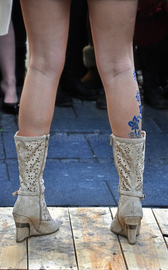 Beige spring boots stock image. Image of spring, wear - 30063463