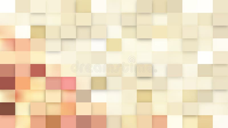 Beige Square Mosaic Background Stock Vector - Illustration of ...