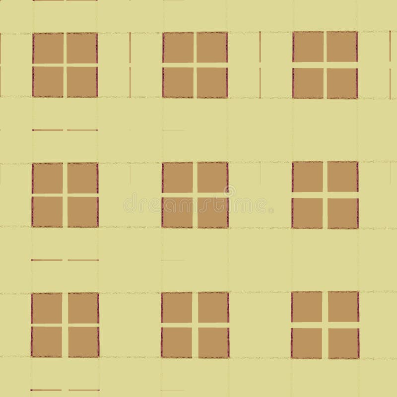 Beige Square Pattern for Tender Print of Textile, Baby Fabric Stock ...