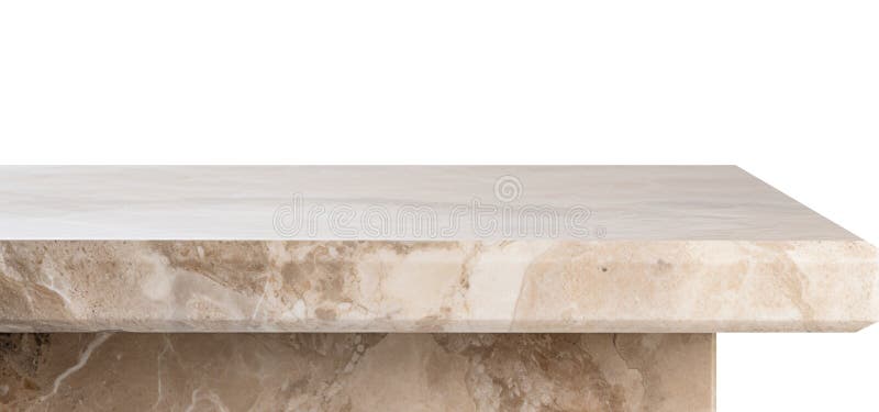Beige Stone Podium Standing in Water. Mock Up for Product, Cosmetic ...