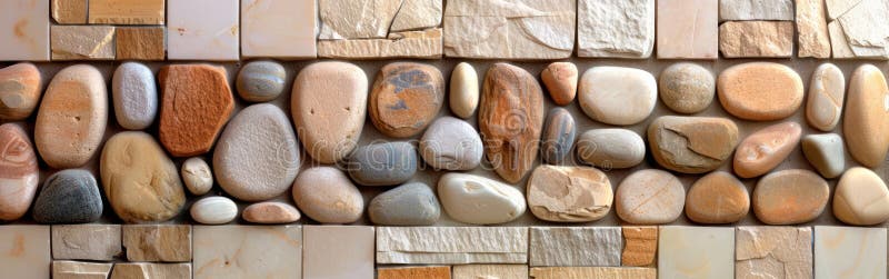 Beige Stone Tiled Wall Texture - Background for Design, Architecture ...