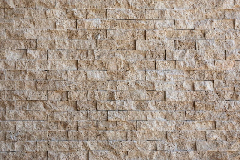 Beige Stone Wall Covering stock photo. Image of decorative - 20510006