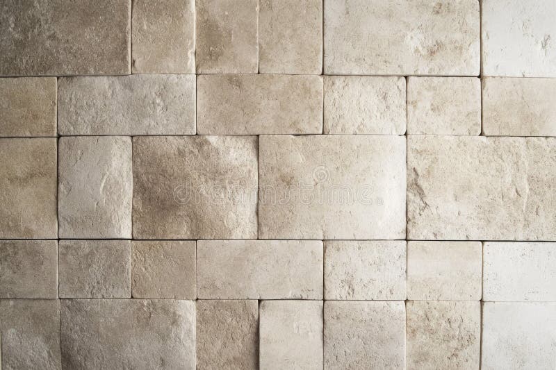 Beige Stone Wall with Textured Surface Pattern. Artificial Intelligence ...