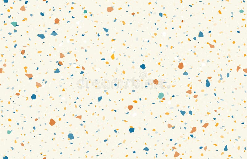 Beige Terrazo Mosaic Ceramic Tile Pattern, Vector Stock Vector ...
