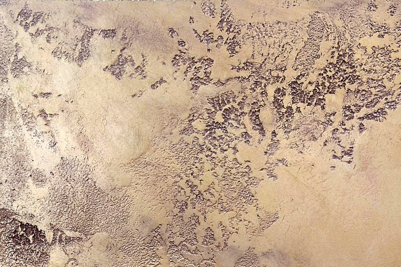 Beige Texture of Decorative Plaster Travertine Stock Image - Image of ...