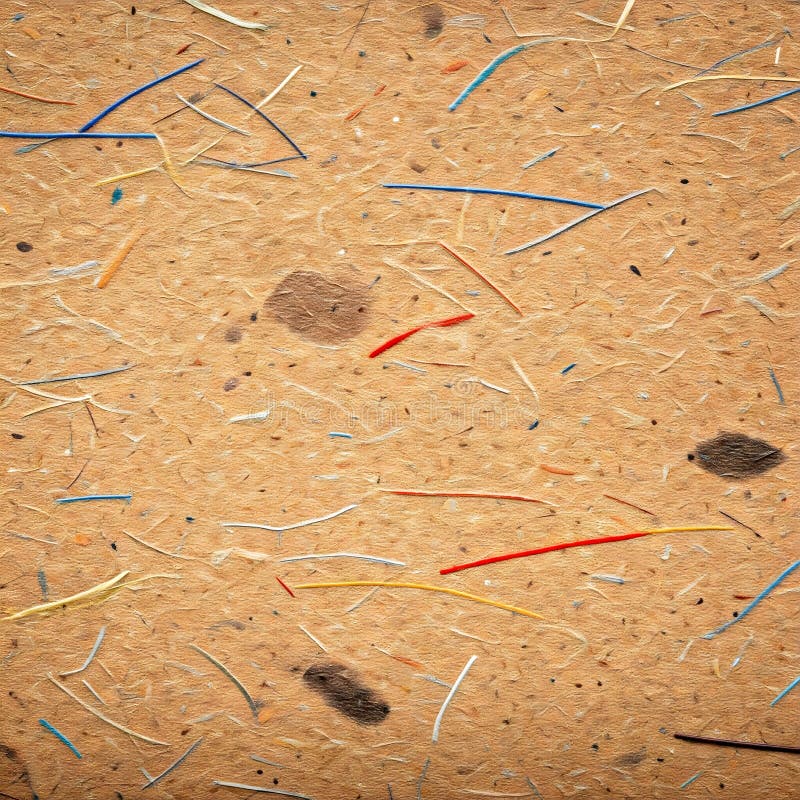 Beige Textured Paper with Embedded Colored Fibers and Flecks, Creating ...