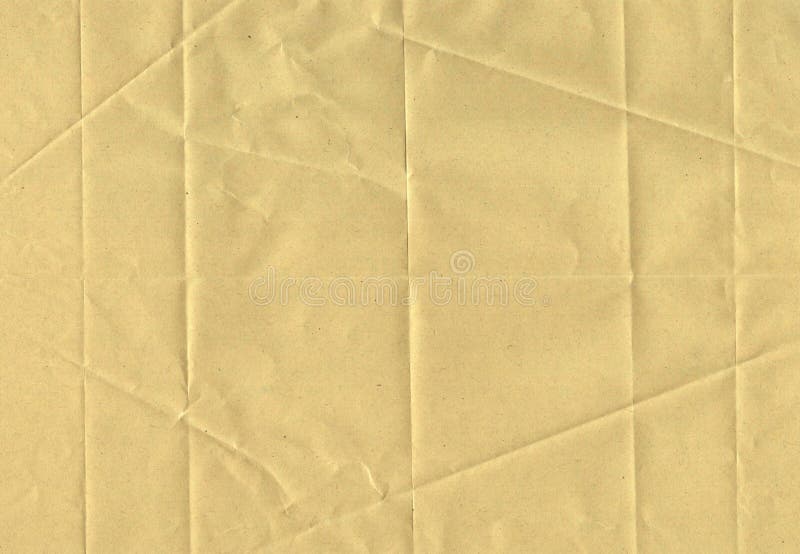 Beige Textured Paper Sheet with Geometric Folds Stock Photo - Image of ...
