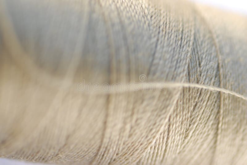 Beige thread stock image. Image of macro, close, garment - 3054793