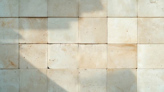 Beige Tile Wall with Concrete Texture Highlighting Natural Desgin ...