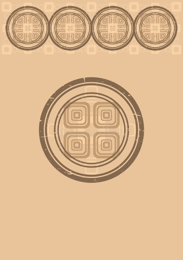 Beige title page stock vector. Illustration of title - 10762410