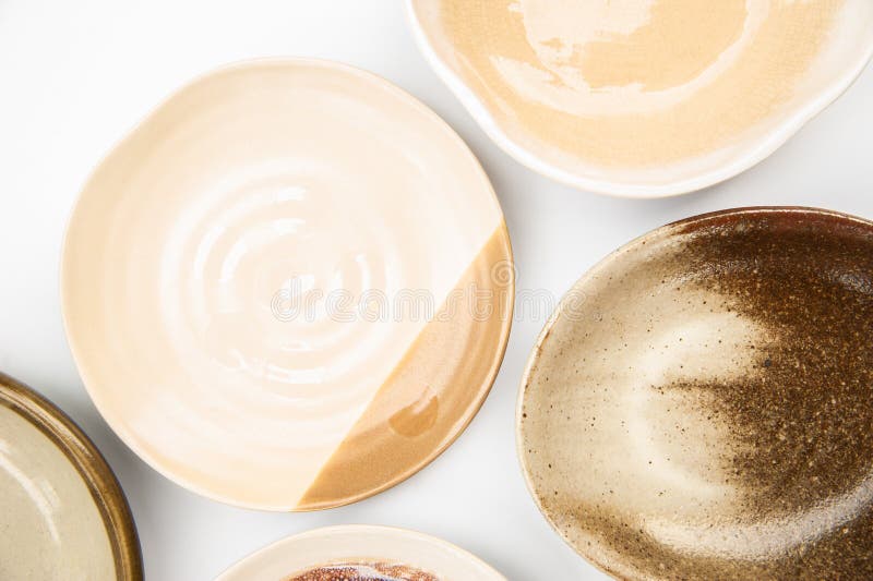 Beige Tone Crafted Plate Beautiful Pattern Stock Photos - Free ...