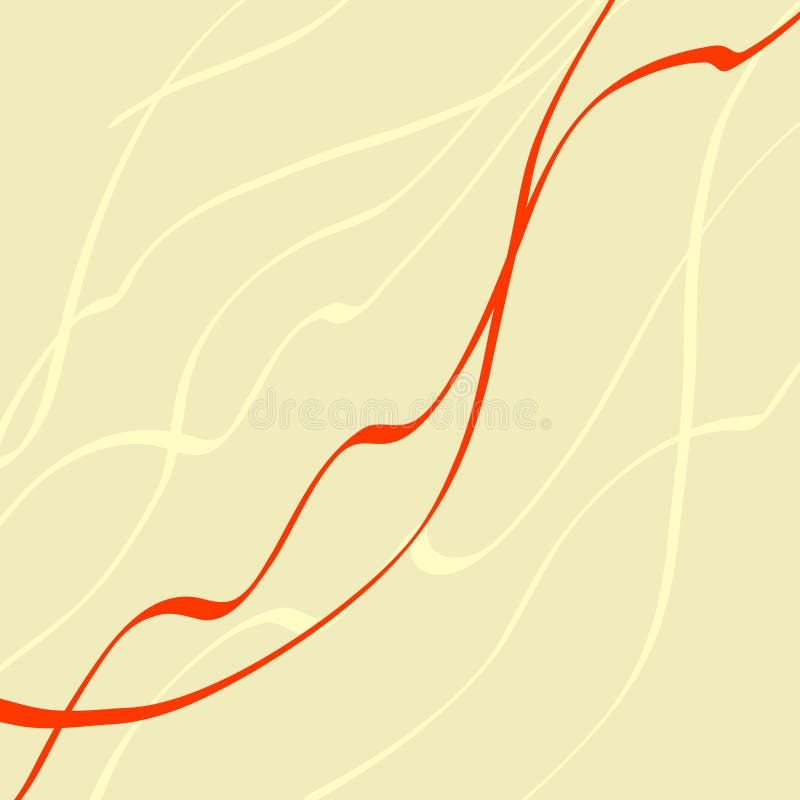 Beige Vector Background with Simple Ribbons, Elegant Stripes Stock ...