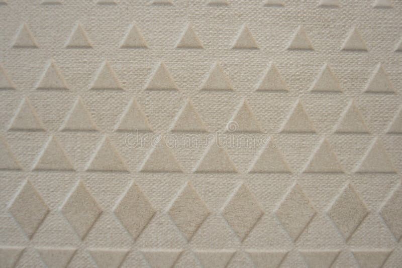 Beige Wallpaper Texture with Triangle Shapes Stock Image - Image of ...