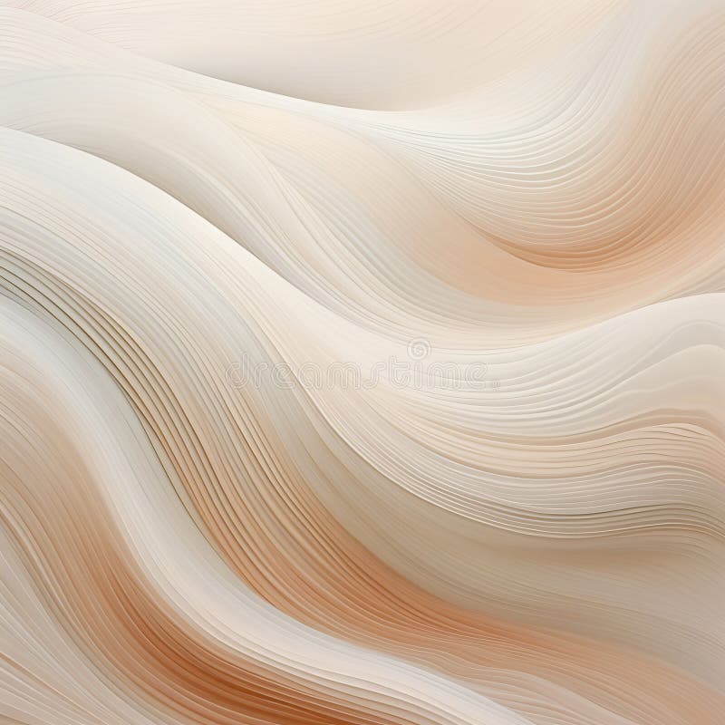 Beige Wave Texture: Juxtaposition of Hard and Soft Lines Stock ...